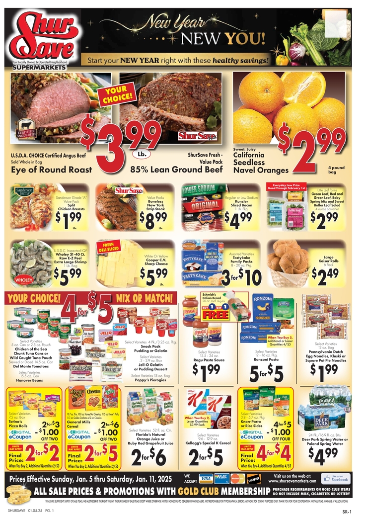 Print Weekly Specials | ShurSave Markets | Quinn's Market - Peckville ...
