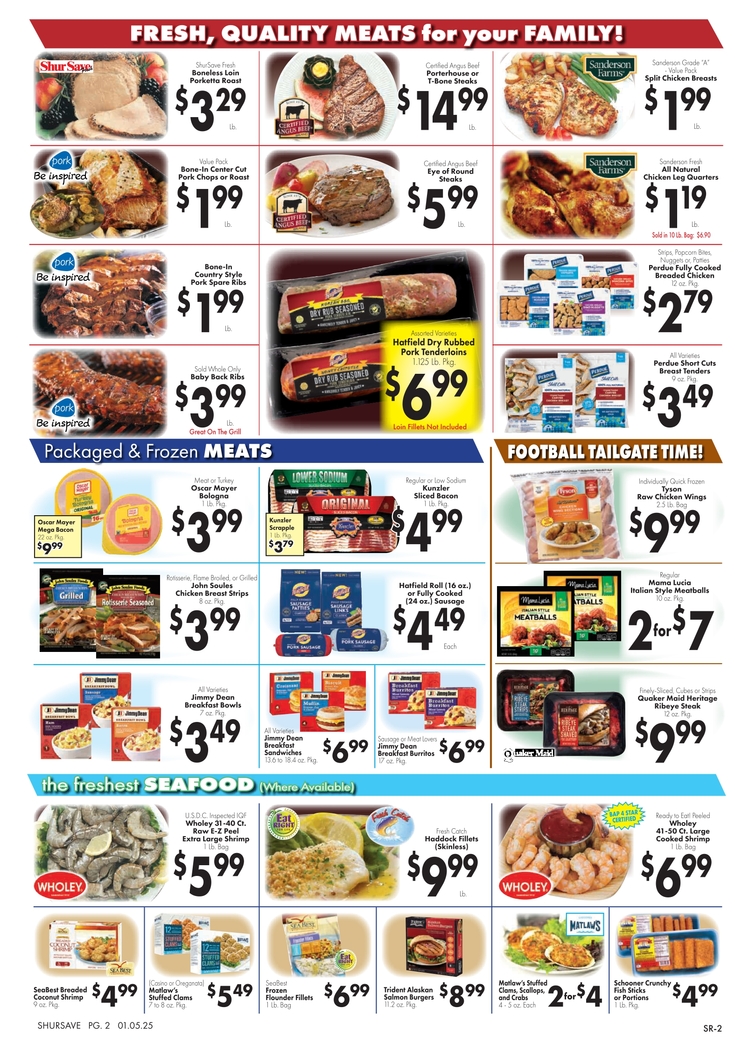 Print Weekly Specials | ShurSave Markets | Rob's Market - 25058 State ...