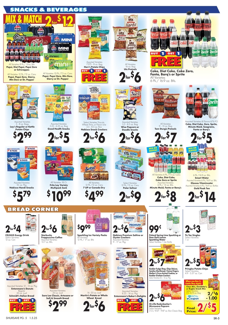 Print Weekly Specials | ShurSave Markets | Quinn's Market - Peckville ...