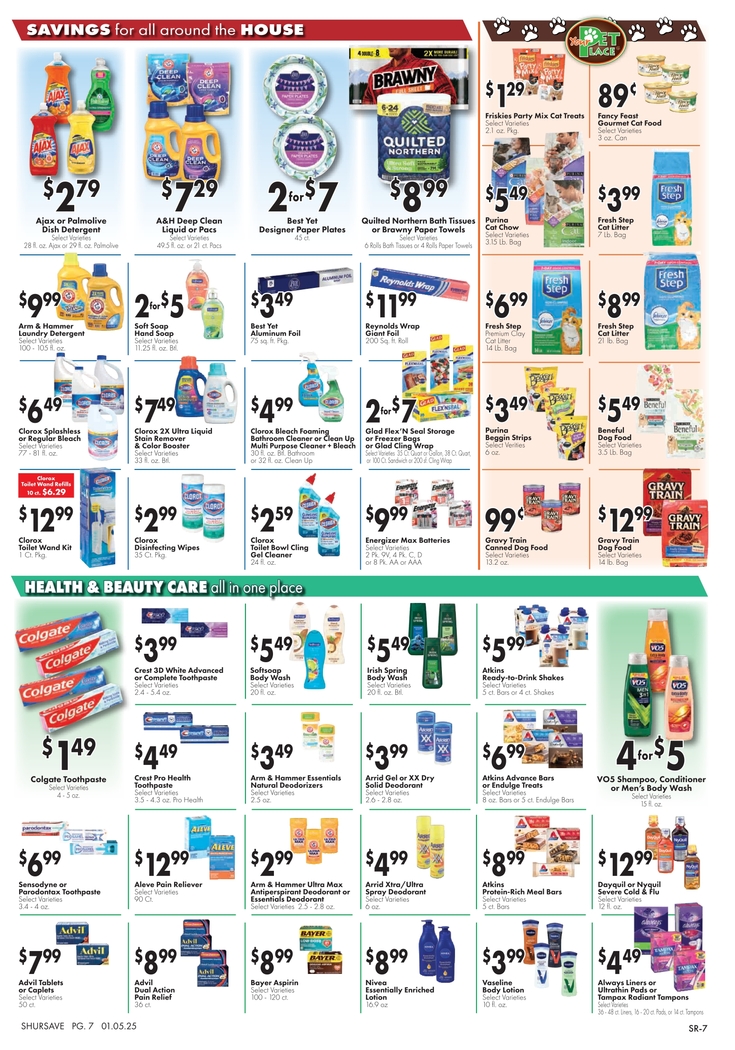 Print Weekly Specials | ShurSave Markets | Rob's Market - 25058 State ...
