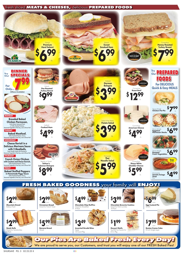 Print Weekly Specials | ShurSave Markets | Quinn's Market - Peckville ...