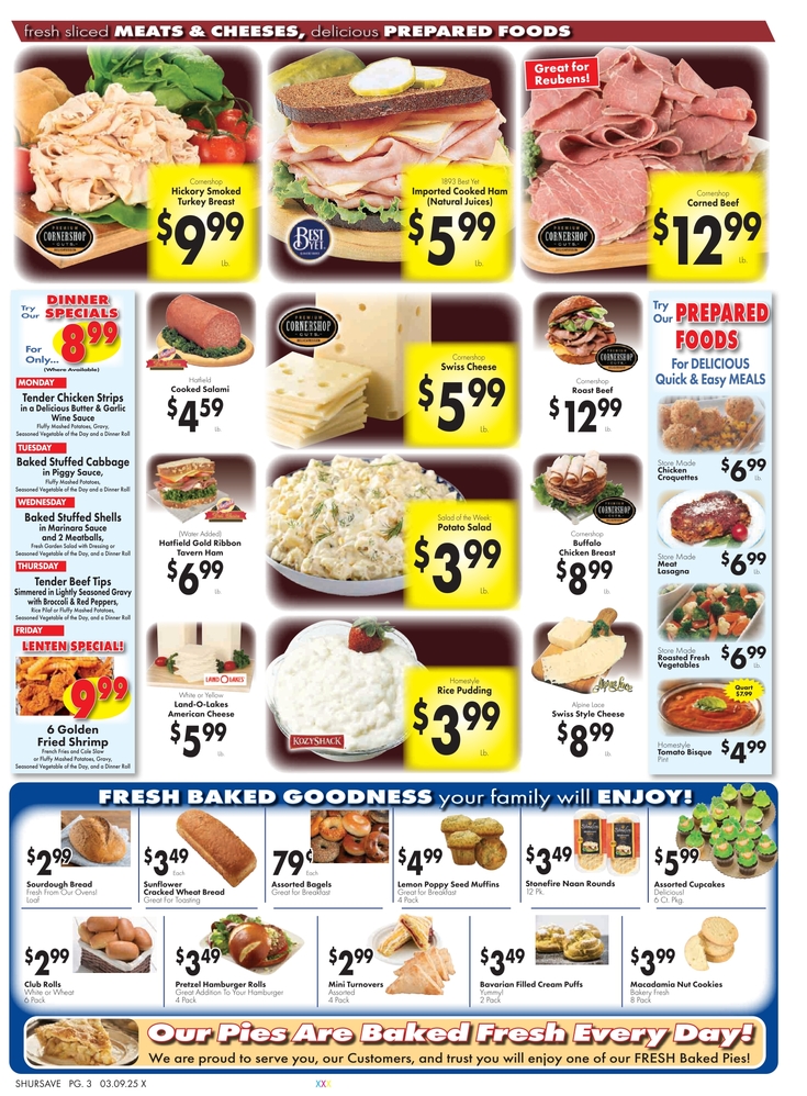 Print Weekly Specials | Quinn's Market | Weekly Ad 3/09/2025 - 3/15/2025