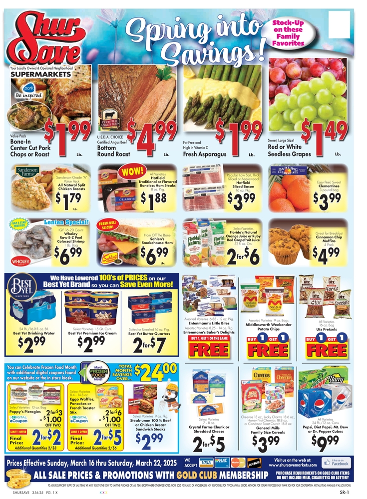 Print Weekly Specials | ShurSave Markets | Rob's Market - 25058 State ...