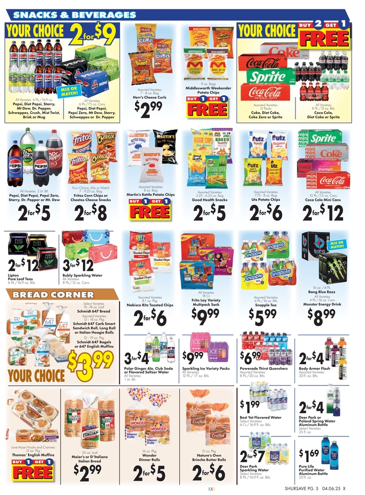 Print Weekly Specials | ShurSave Markets | Carone's Mountain Top - 101 ...