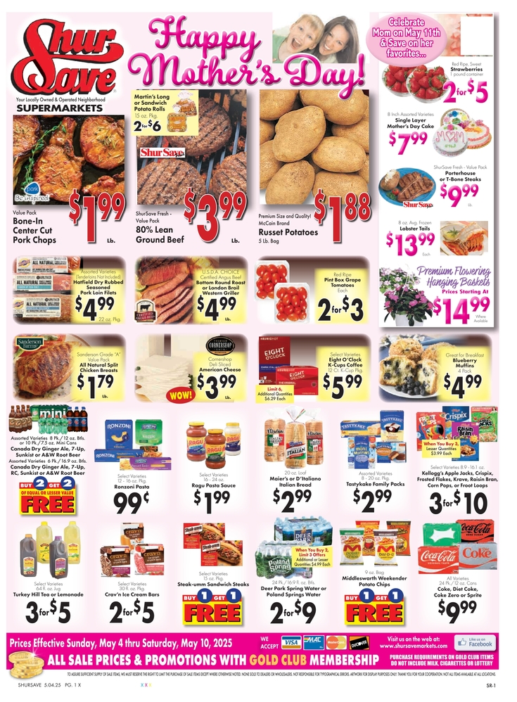 Print Weekly Specials | ShurSave Markets | Schiel's Family Supermarket ...