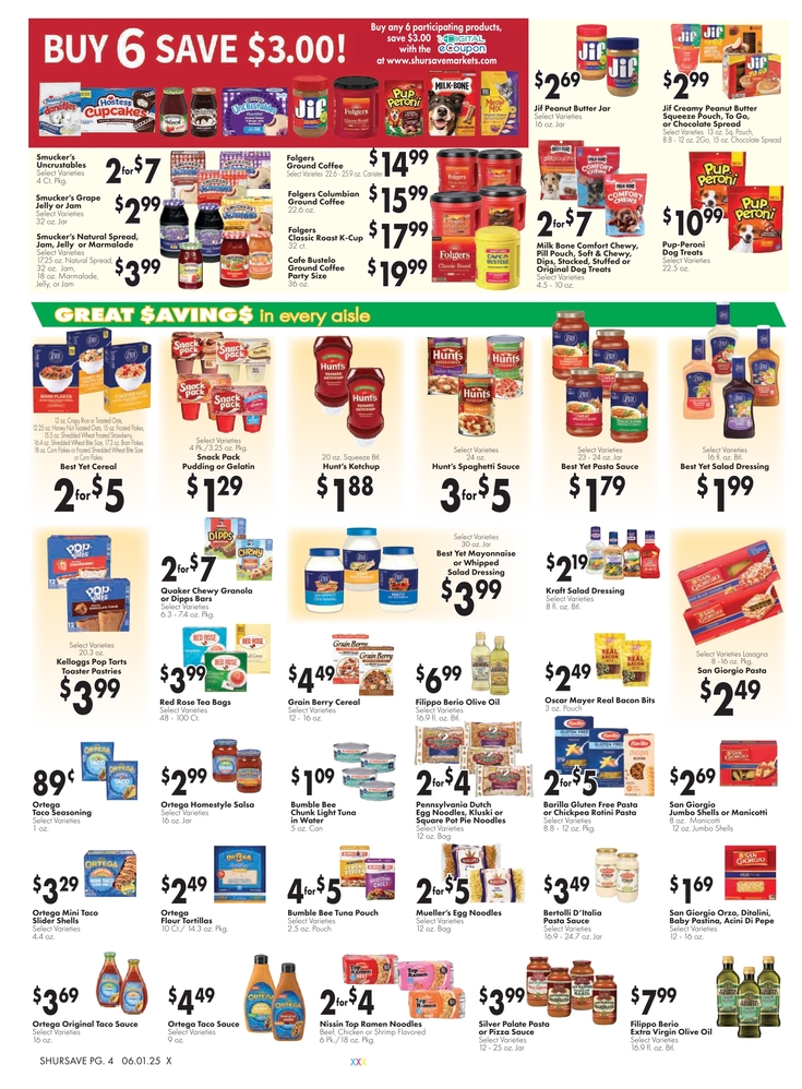 Print Weekly Specials | Coal Town Supermarket | Weekly Ad 6/08/2025 - 6 ...